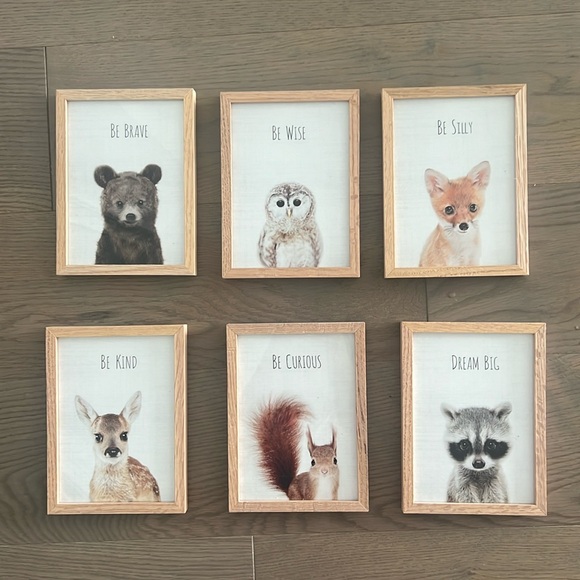 Wall Decor | Woodland Animals Nursery Frames | Poshmark